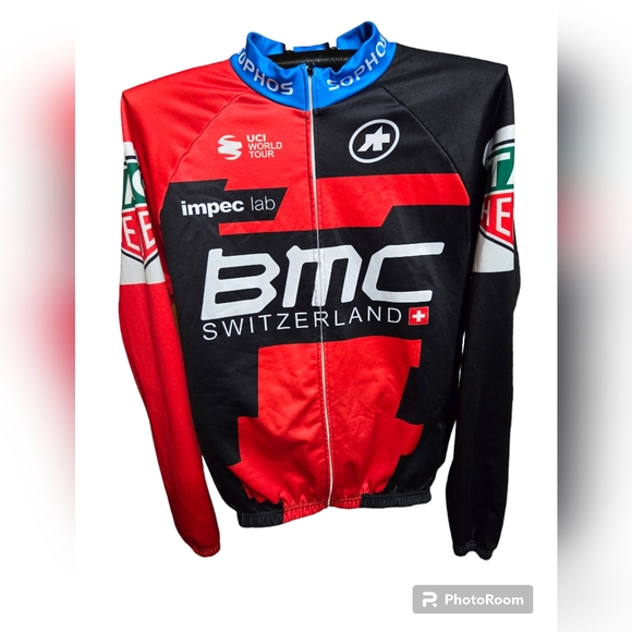 BMC Switzerland | Jackets & Coats | Bmc Switzerland Full Zip Cycling ...